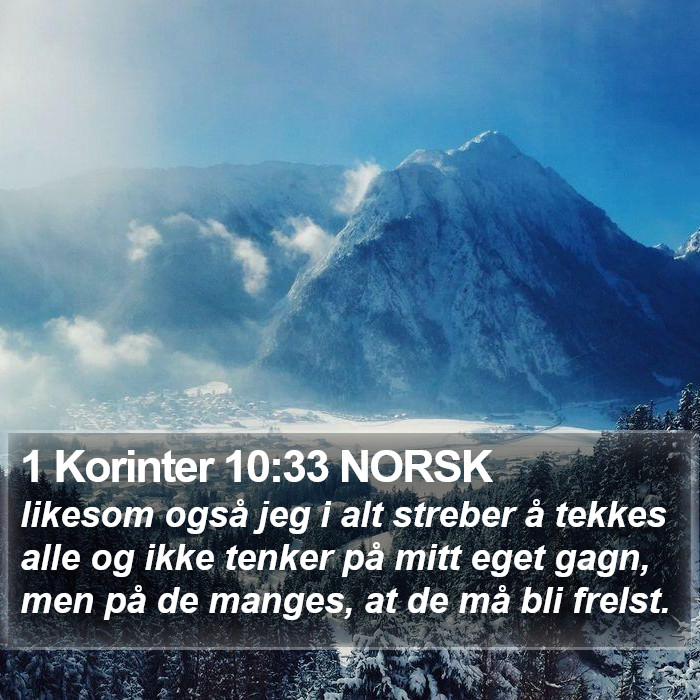 1 Korinter 10 Bible Images - 1 Korinter Chapter 10 NORSK Bible Verse ...