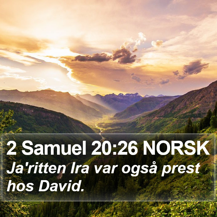2 Samuel 20 Bible Images - 2 Samuel Chapter 20 NORSK Bible Verse Pictures