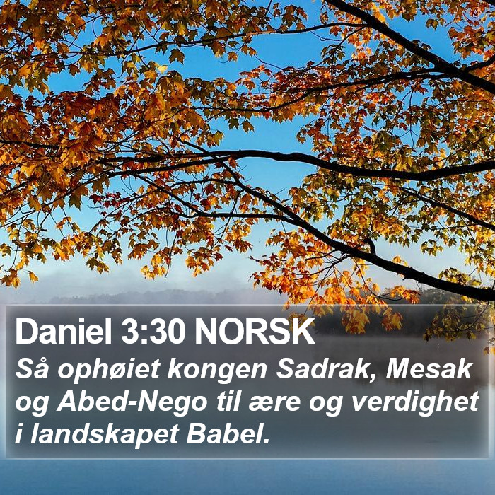 Daniel 3 Bible Images - Daniel Chapter 3 NORSK Bible Verse Pictures