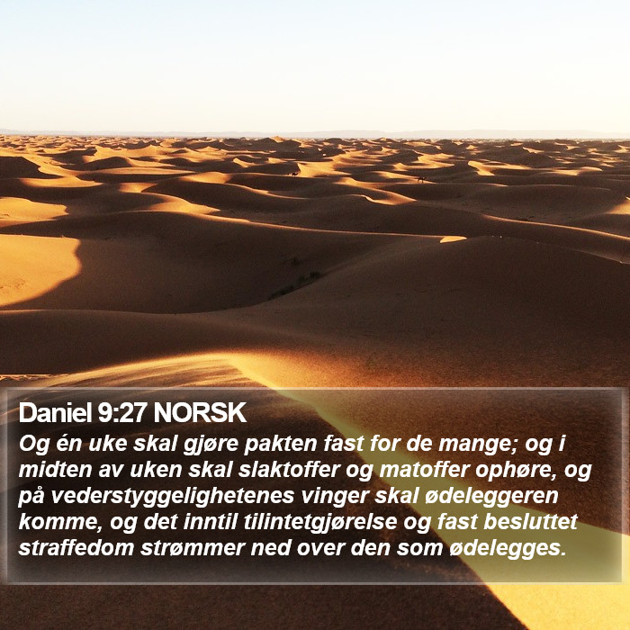 Daniel 9 Bible Images - Daniel Chapter 9 NORSK Bible Verse Pictures
